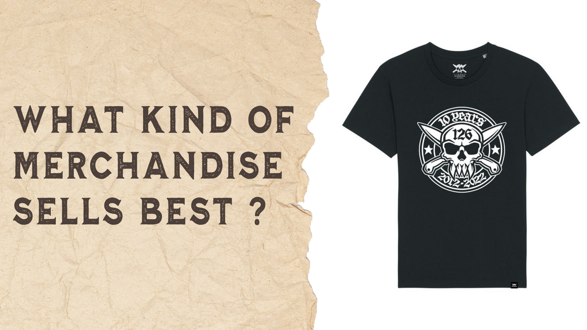 What type of merchandise sells best for musicians? | George Pirounakis